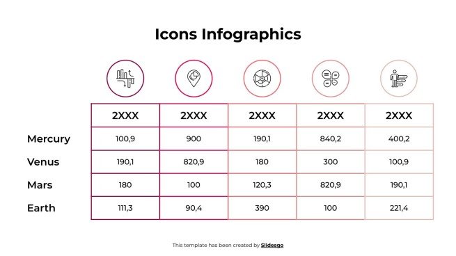 Icons Infographics Template