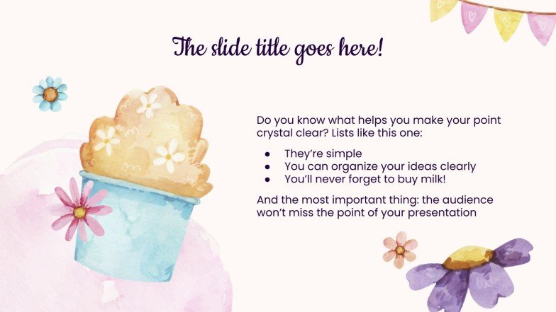 Spring Birthday Party Presentation