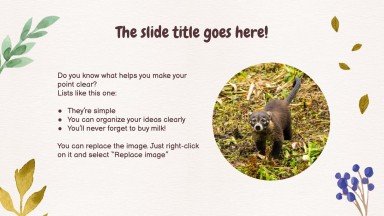 Cute Spring Animals Presentation