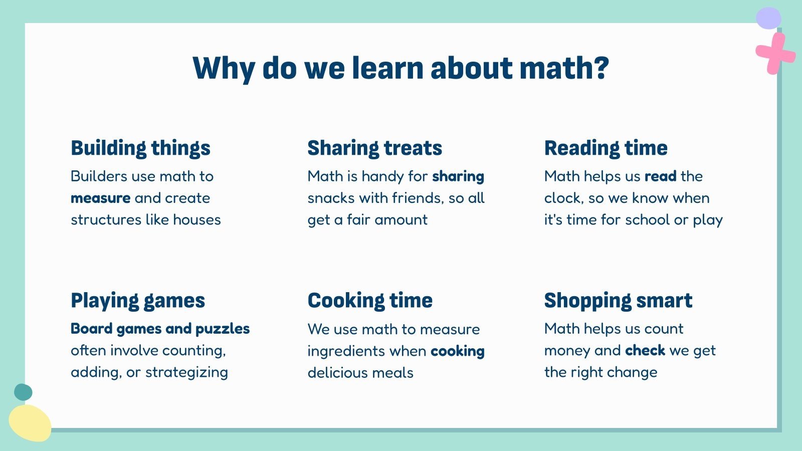 Addition and Subtraction Strategies - 1st Grade Presentation