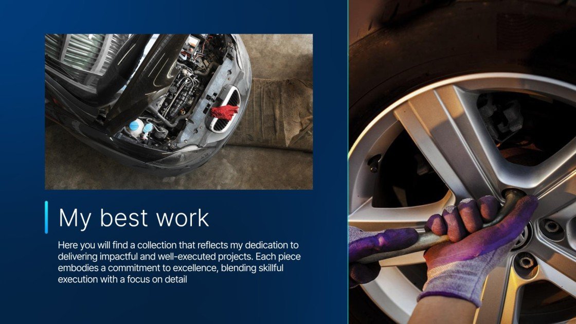 Automotive Industry Portfolio Presentation