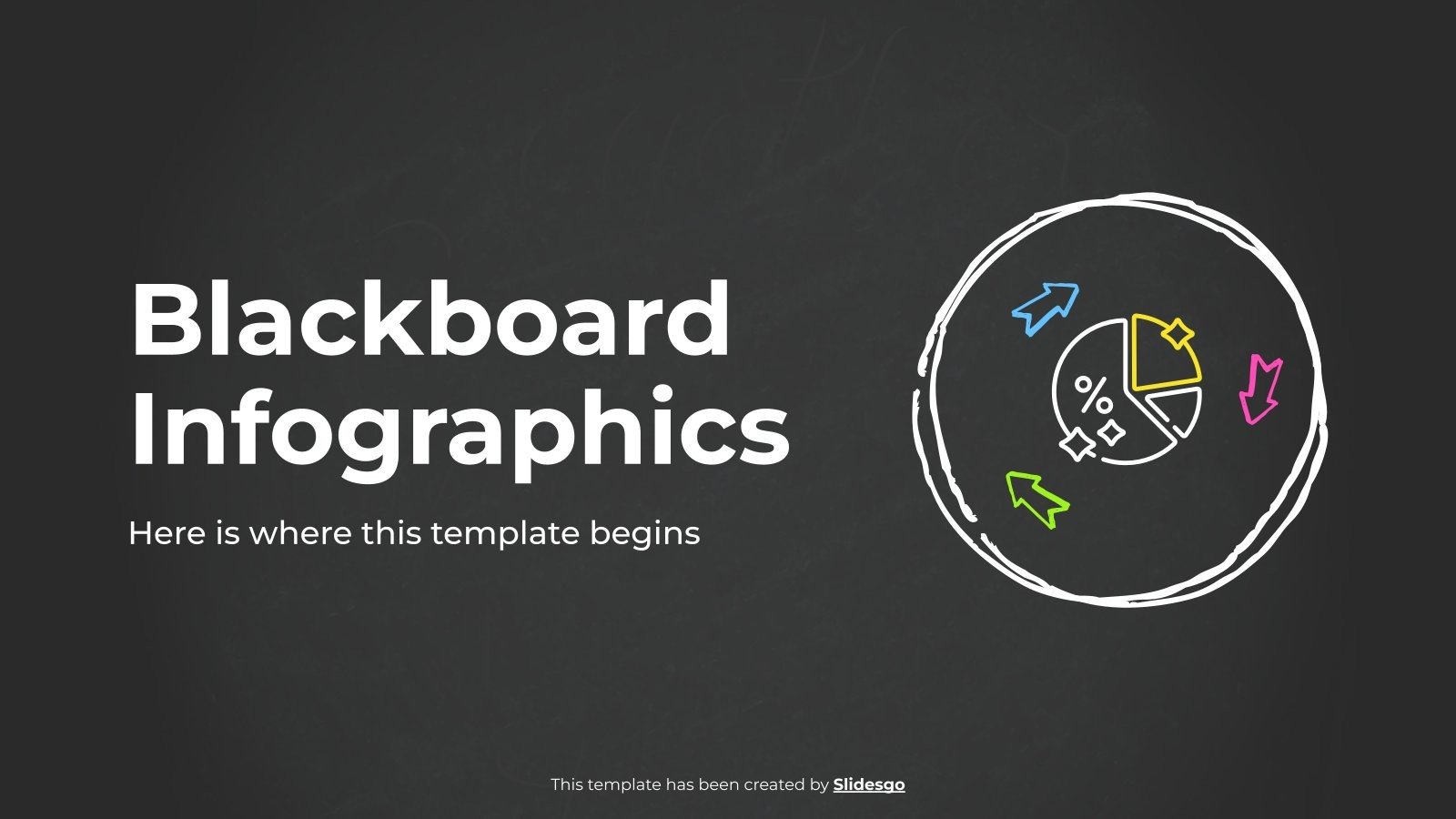 Blackboard Infographics Template
