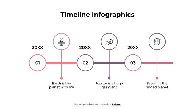 Timeline Infographics Template
