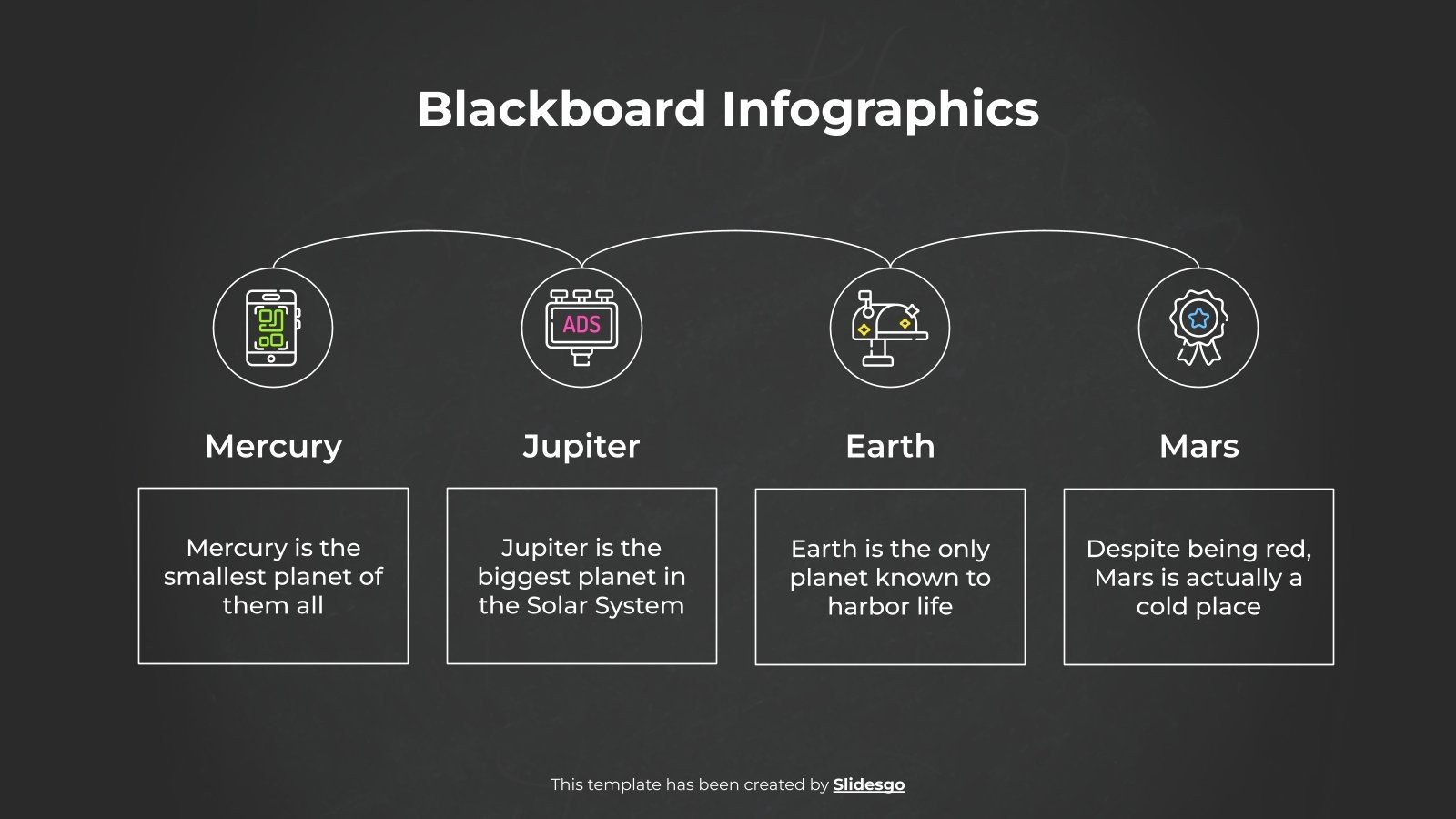 Blackboard Infographics Template