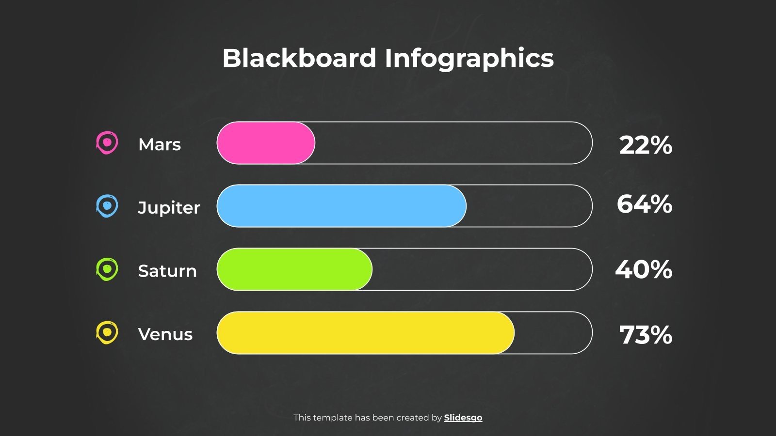Blackboard Infographics Template