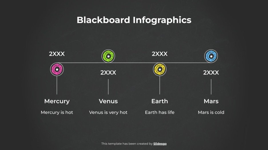 Blackboard Infographics Template