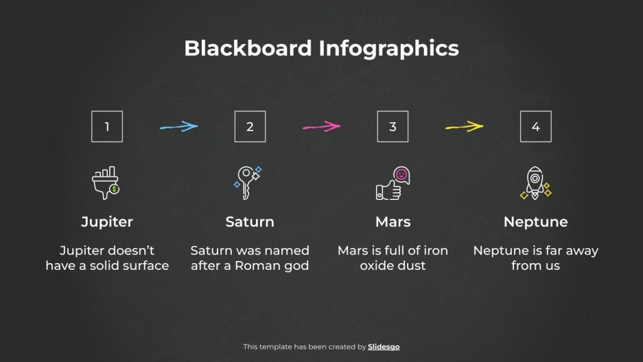 Blackboard Infographics Template