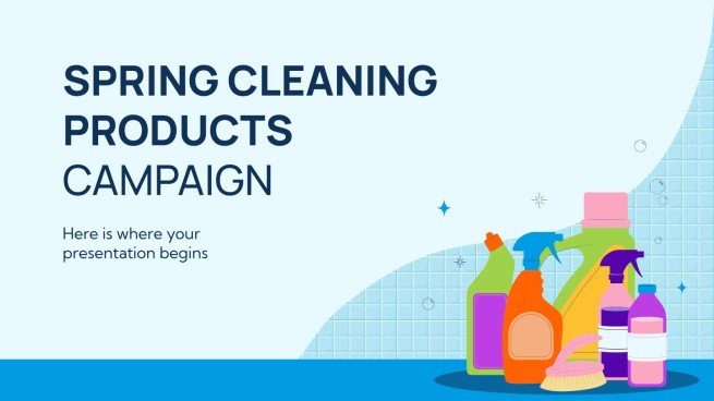 Spring Cleaning Products Campaign Presentation