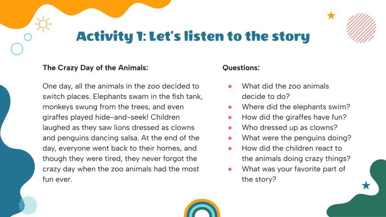 Fun Pre-K Activities for April Fools' Day Presentation