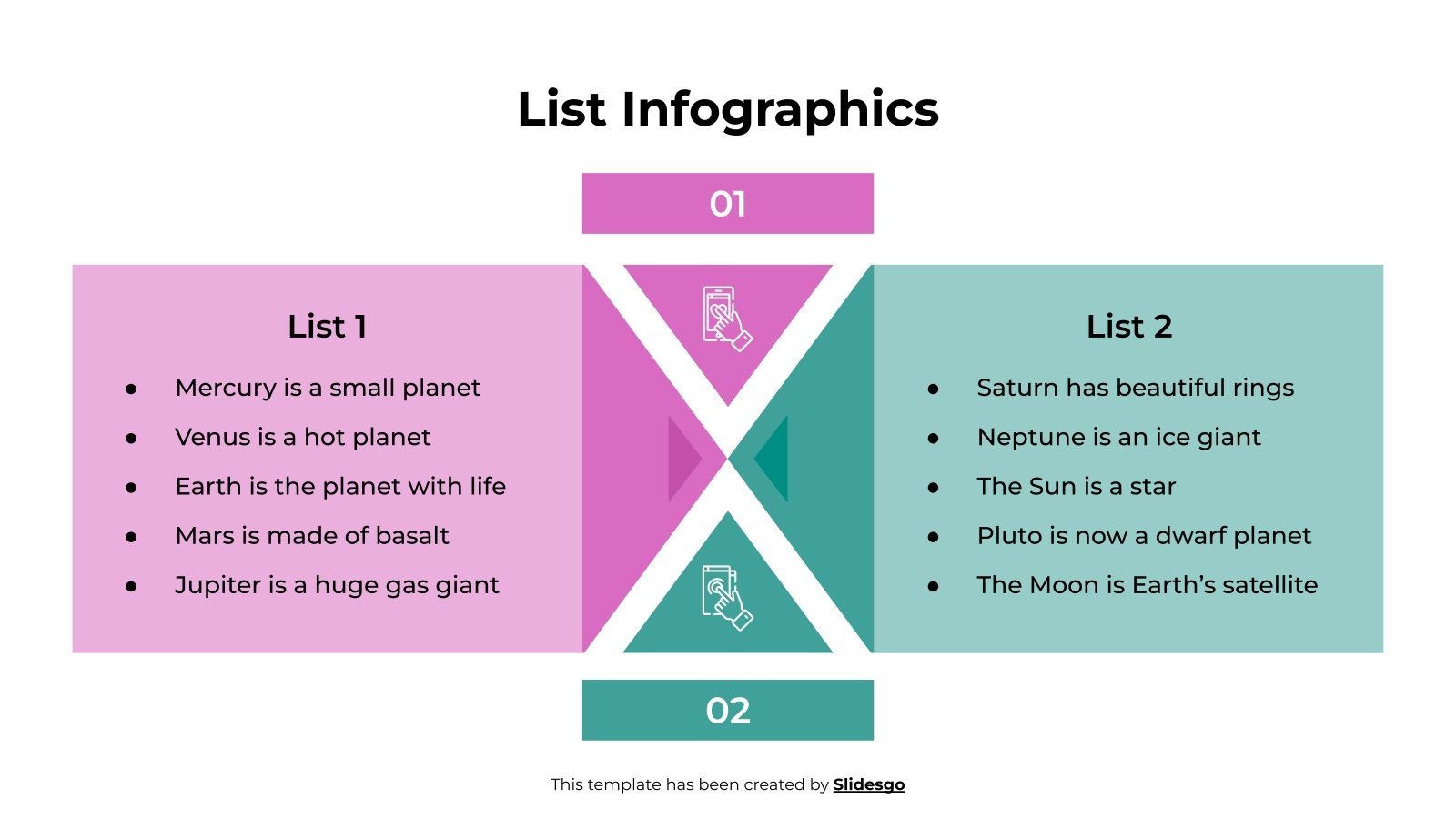 List Infographics Template