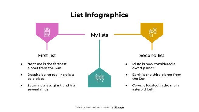 List Infographics Template