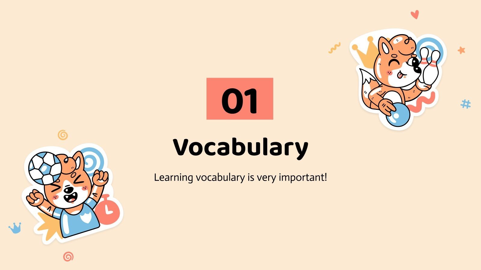 Sports and Leisure Activities Vocabulary - 4th Grade