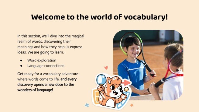 Sports and Leisure Activities Vocabulary - 4th Grade