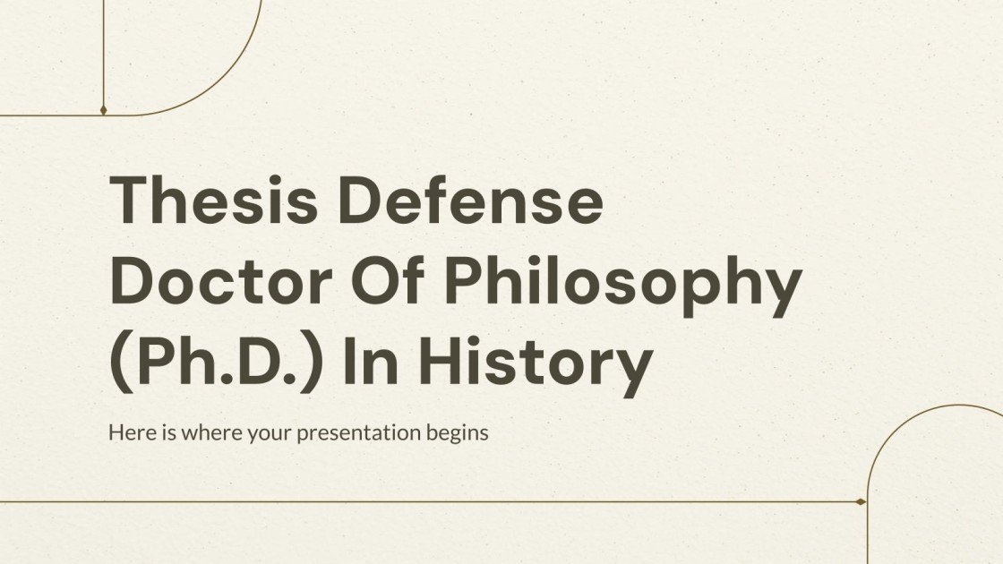 Free Thesis Defense Google Slides and PowerPoint Templates