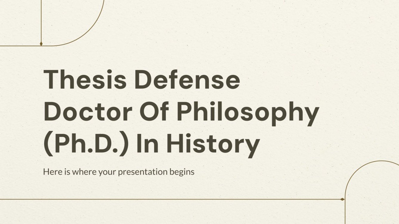 Free Thesis Defense Google Slides and PowerPoint Templates