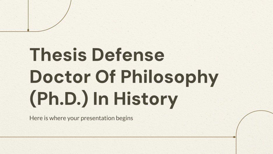 Free Thesis Defense Google Slides and PowerPoint Templates