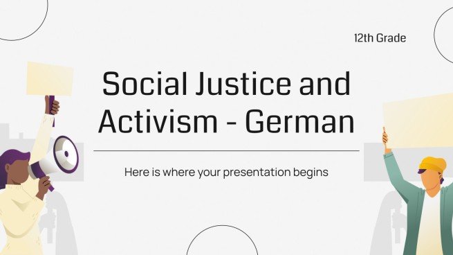 Social Justice and Activism - German - 12th Grade
