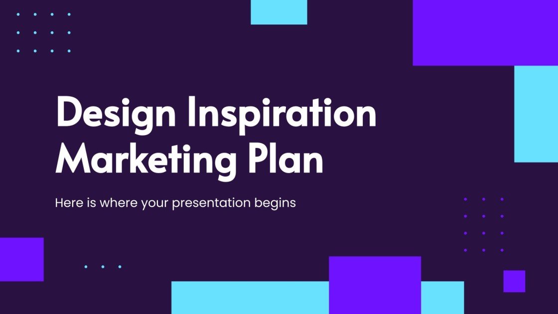 Design Inspiration Marketing Plan Presentation