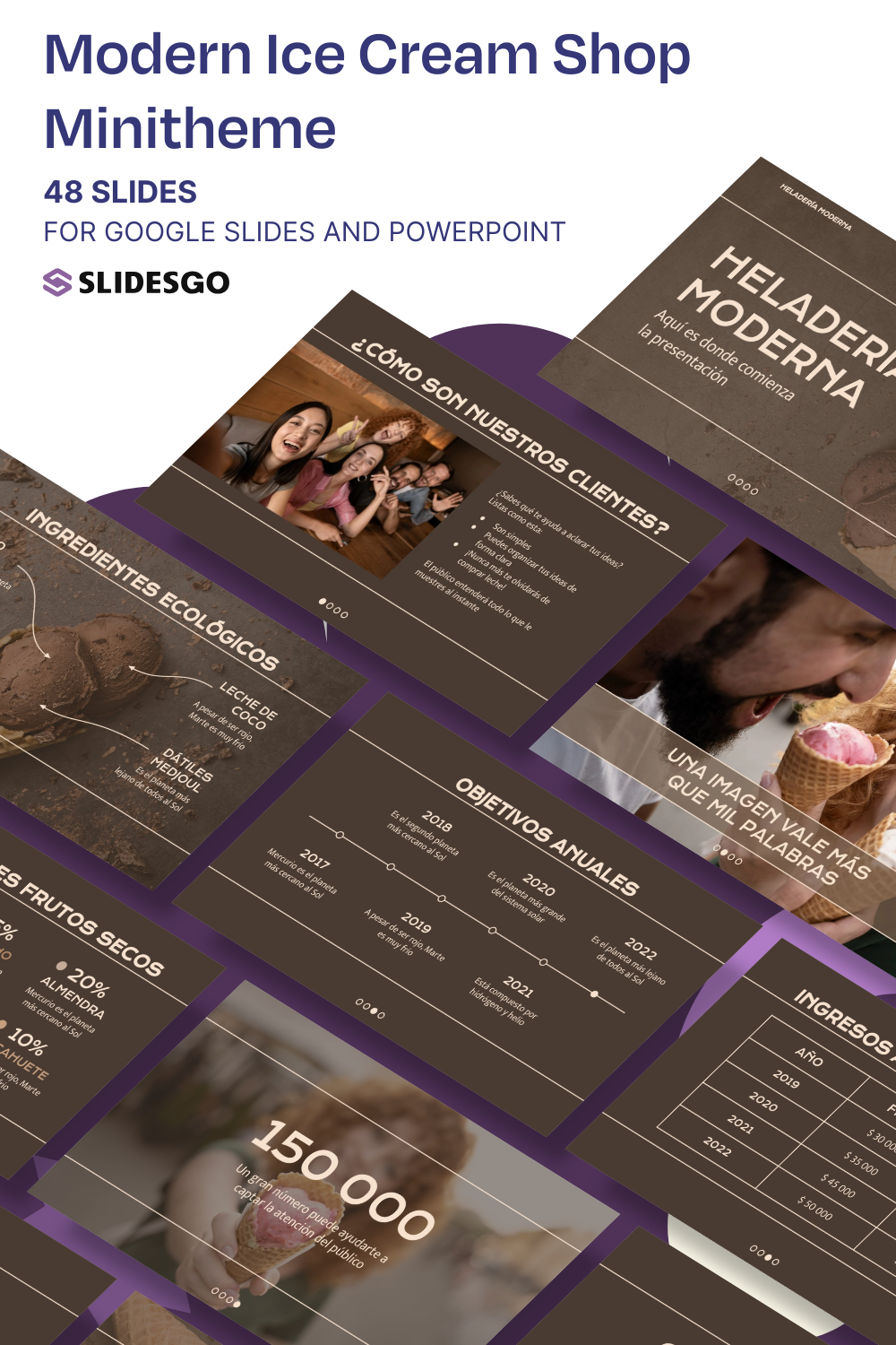 Modern Ice Cream Shop Minitheme Presentation