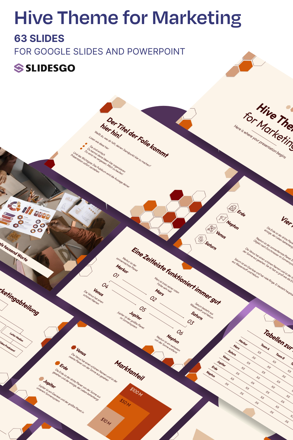 Hive Theme for Marketing Presentation