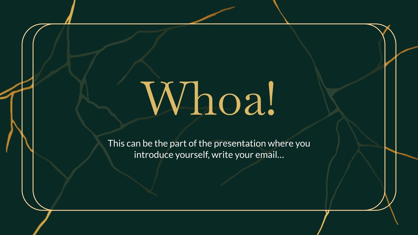 Spring Goals Presentation