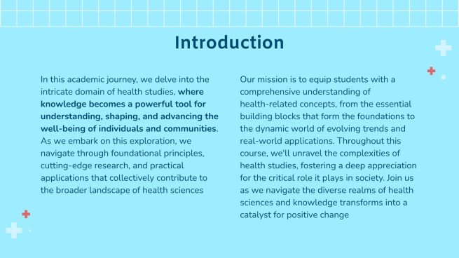 Global Health - Bachelor of Science in Health Science