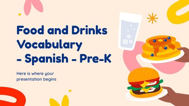 Vocabulário De Alimentos E Bebidas Espanhol Pré Escola