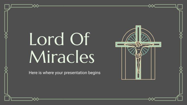 Free Google Slides and PowerPoint Templates about Jesus