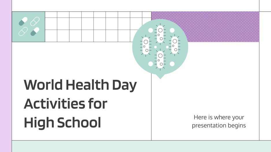 World Health Day Activities for High School Presentation