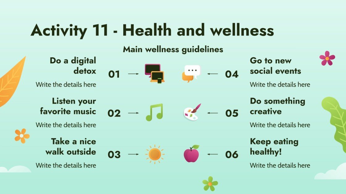 World Health Day Activities for High School Presentation