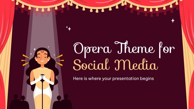 Opera Theme for Social Media Presentation
