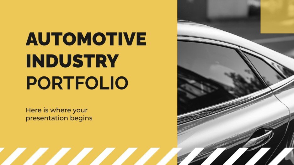 Automotive Industry Portfolio Presentation