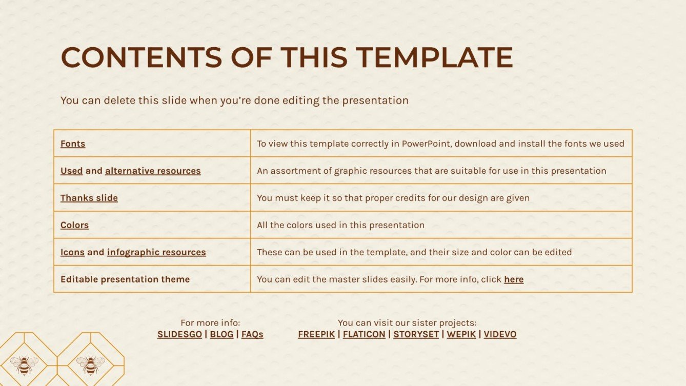 Bee Pattern Campaign Presentation
