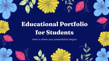 Educational Portfolio for Students Presentation
