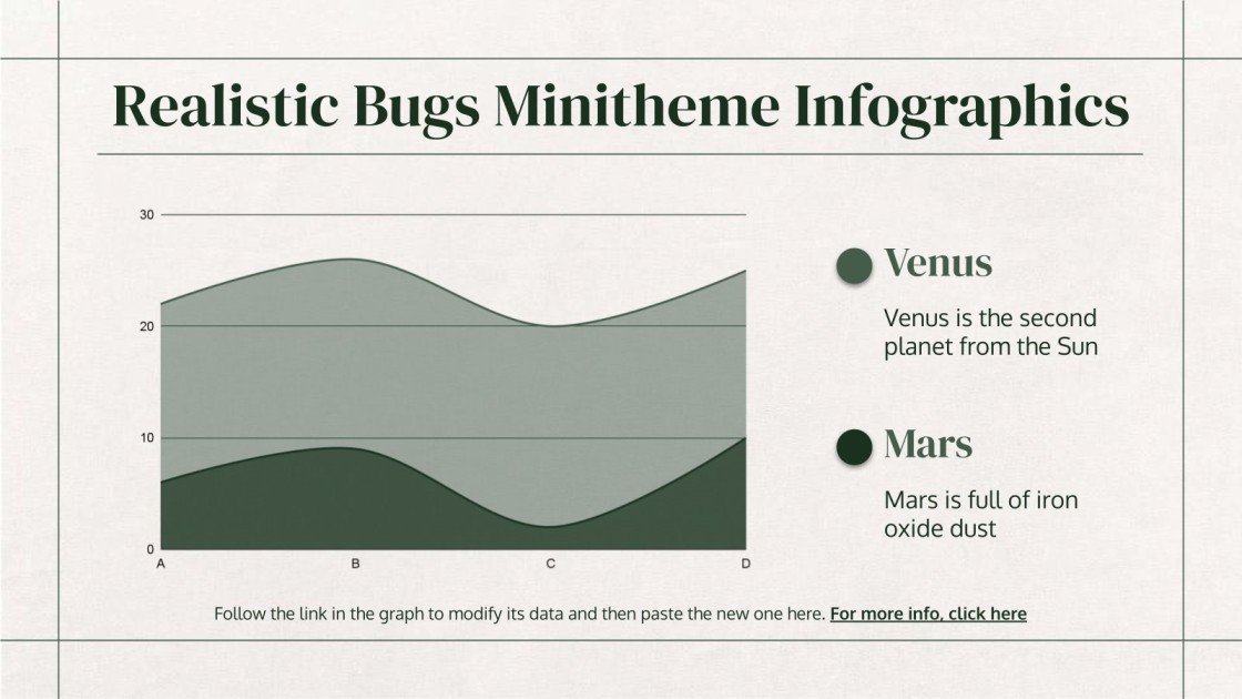Realistic Bugs Minitheme Infographics Template
