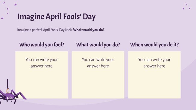Fun High School Activities for April Fools' Day Presentation