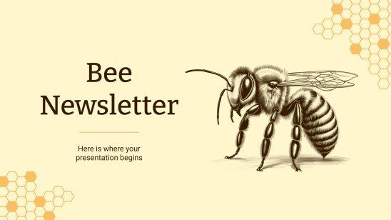 Free Google Slides & PowerPoint templates about bees