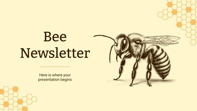 Free Google Slides & PowerPoint templates about bees