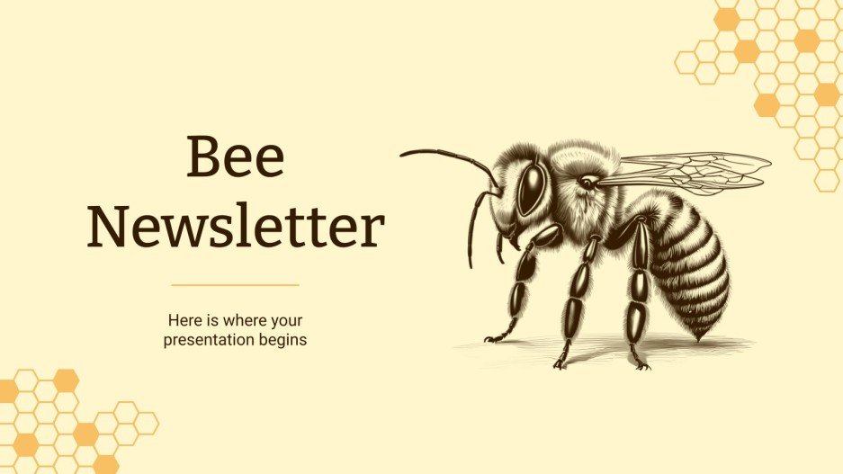 Free Google Slides & PowerPoint templates about bees