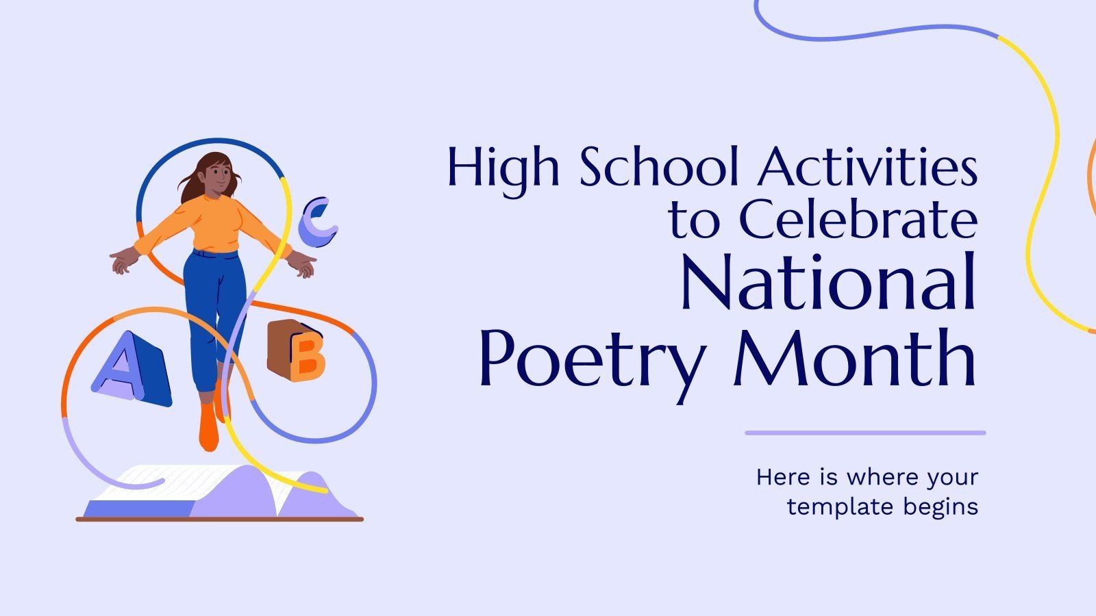 High School Activities to Celebrate National Poetry Month