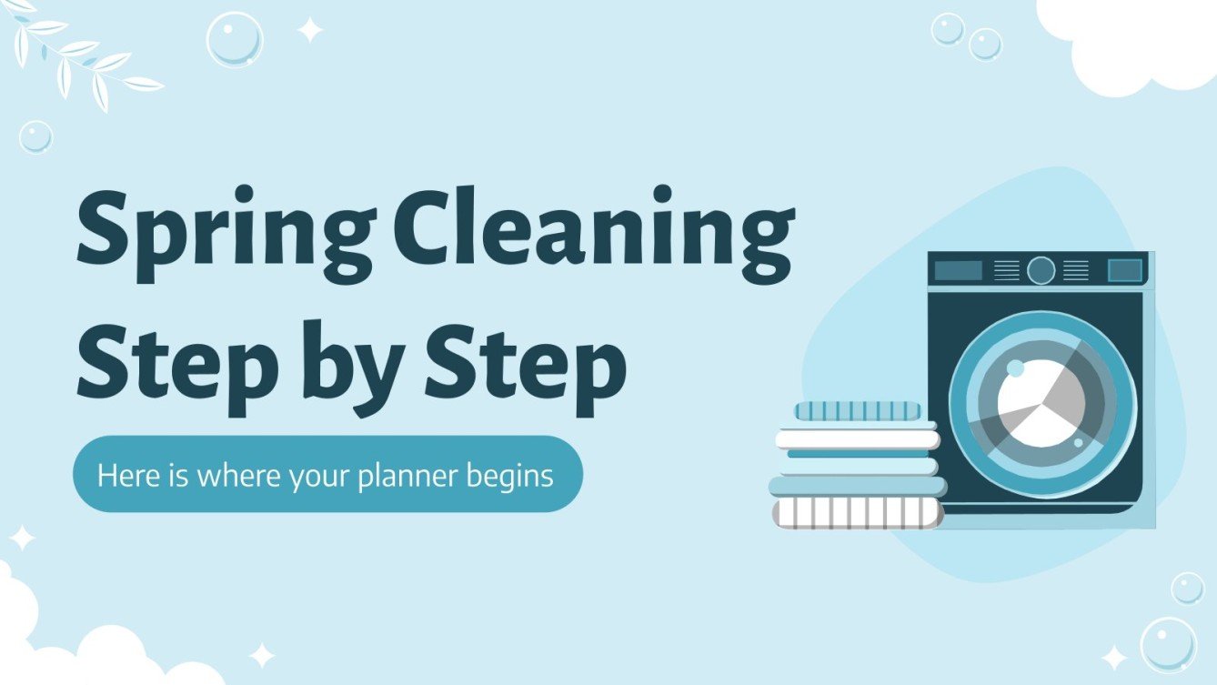 Spring Cleaning Step by Step Presentation