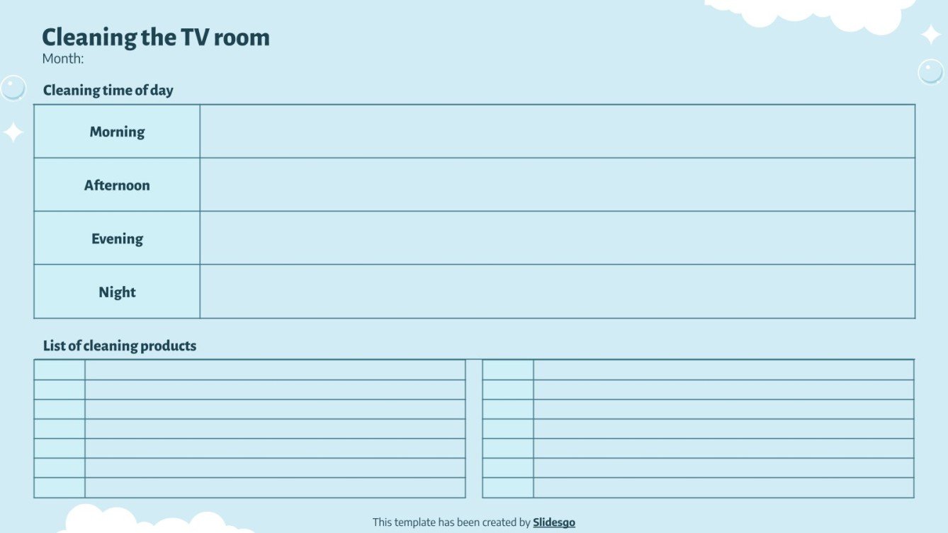 Spring Cleaning Step by Step Presentation