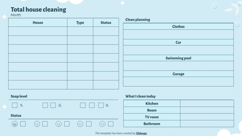 Spring Cleaning Step by Step Presentation