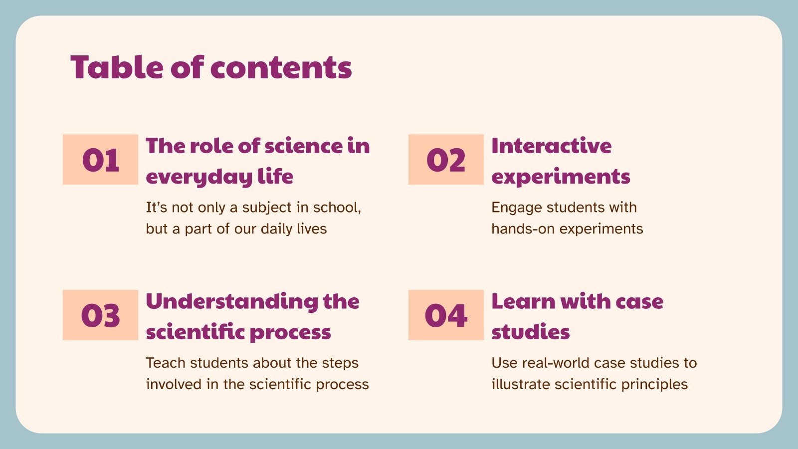 Human Growth and Development - 7th Grade Presentation