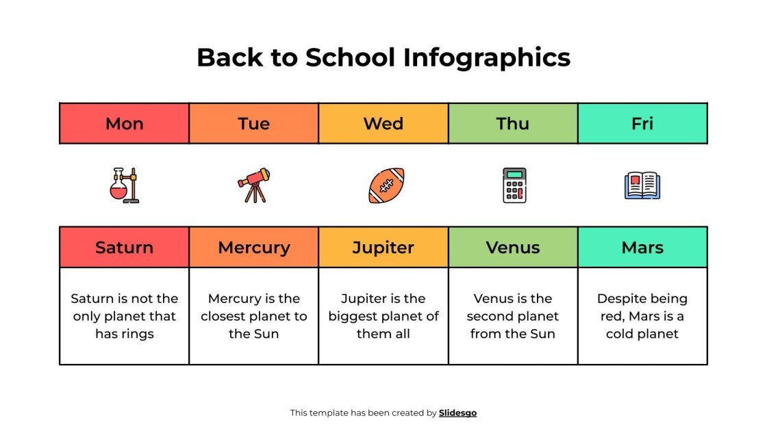 Back to School Infographics Template