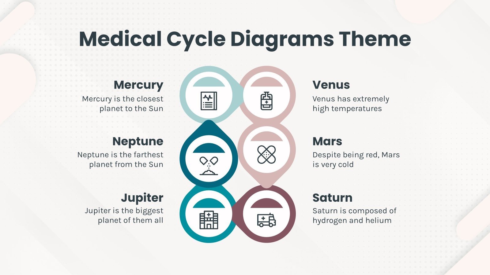 Medical Cycle Diagrams Theme Presentation