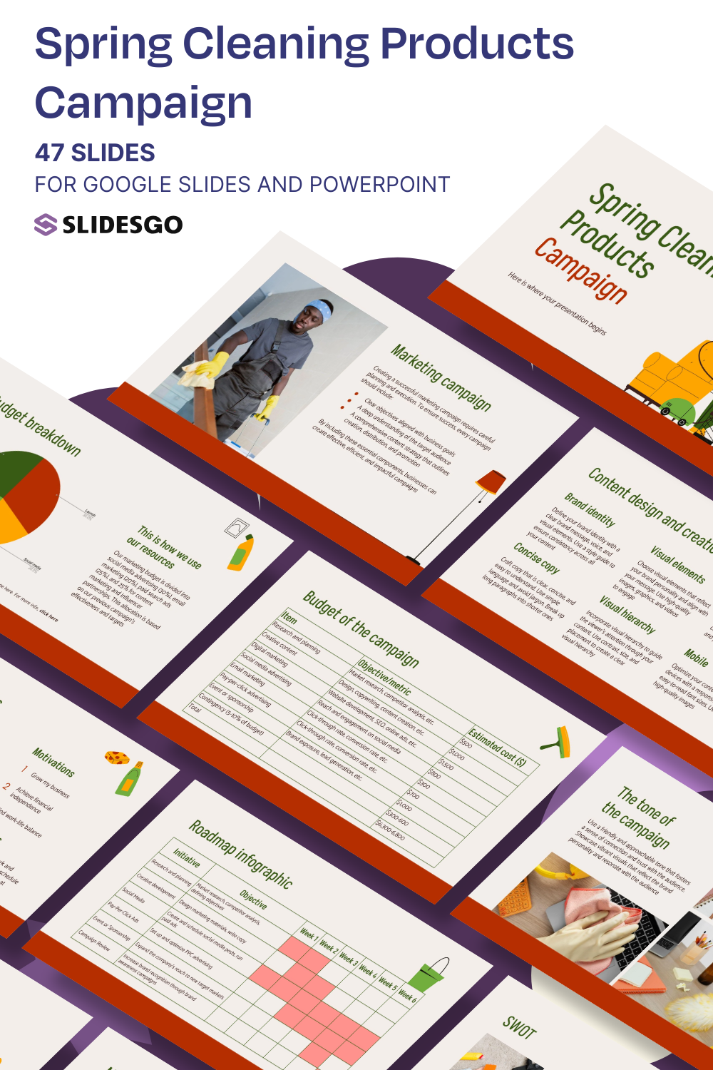 Spring Cleaning Products Campaign Presentation