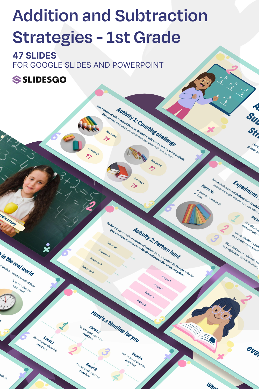 Addition and Subtraction Strategies - 1st Grade Presentation