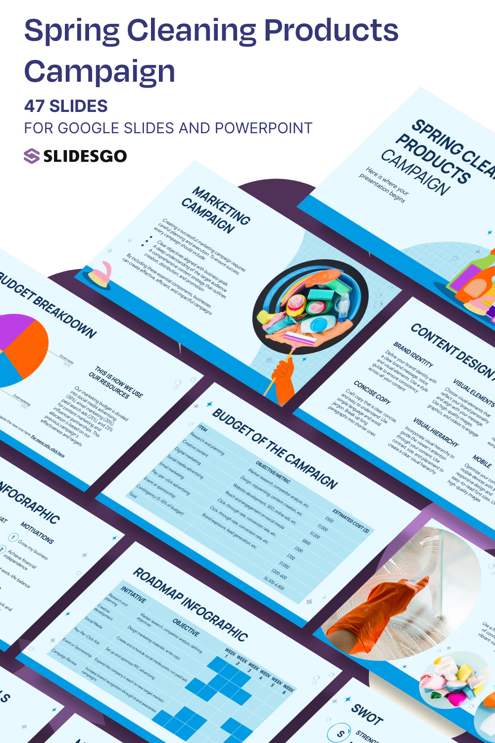 Spring Cleaning Products Campaign Presentation