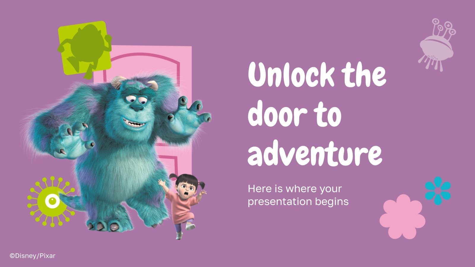 Presentación "Monstruos S.A."